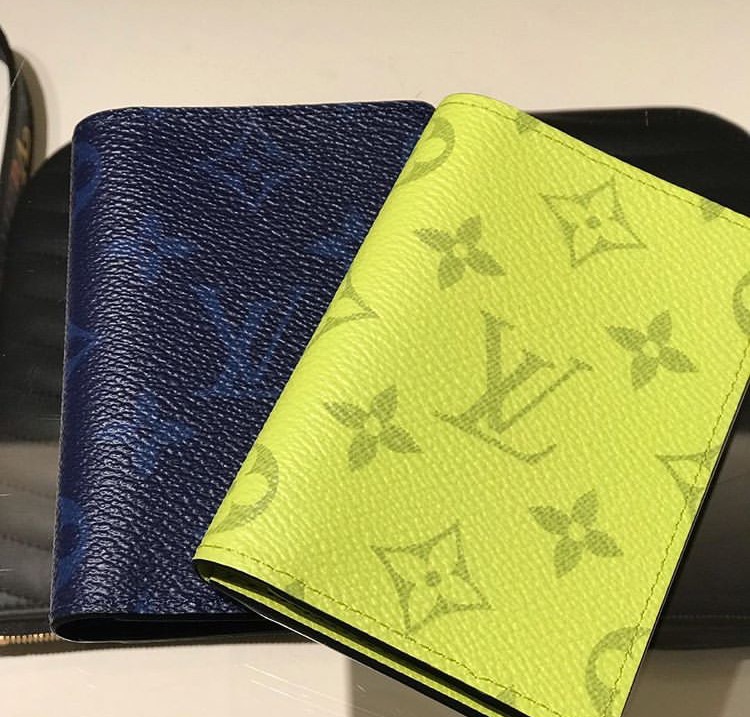 Louis Vuitton Card Wallet Blue Cross | Paul Smith